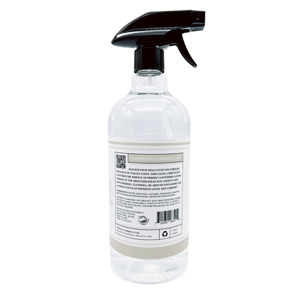 Italian Linen 33oz Linen Spray - Commonwealth Soap Co.