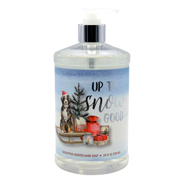 "Up to Snow Good" 26oz Eucalyptus Liquid Hand Soap - Commonwealth Soap Co.
